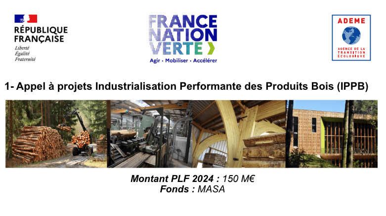 Appel à projets Industrialisation Performante des Produits Bois - Batylab