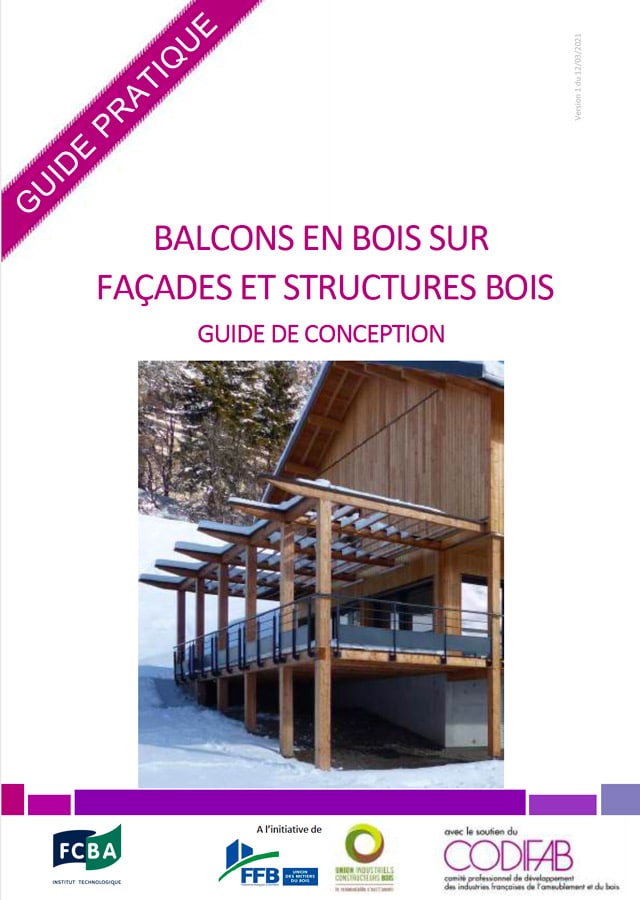 Balcons en bois sur facades et structures bois - guide de conception ...